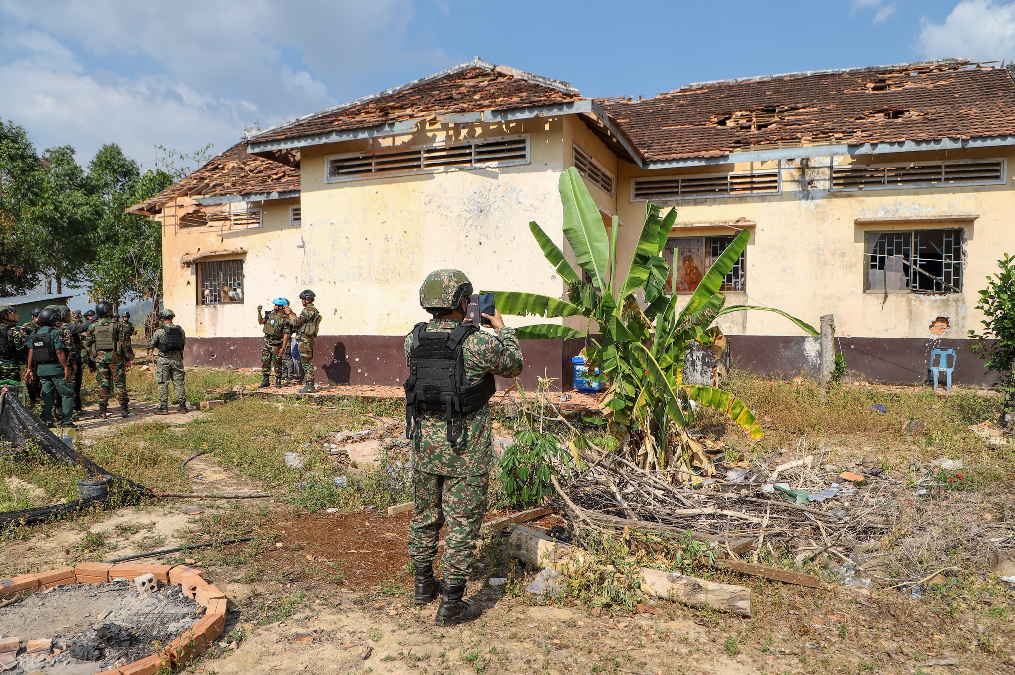 The Phnom Penh Post | AOT inspect infrastructure damage caused by Thai ...