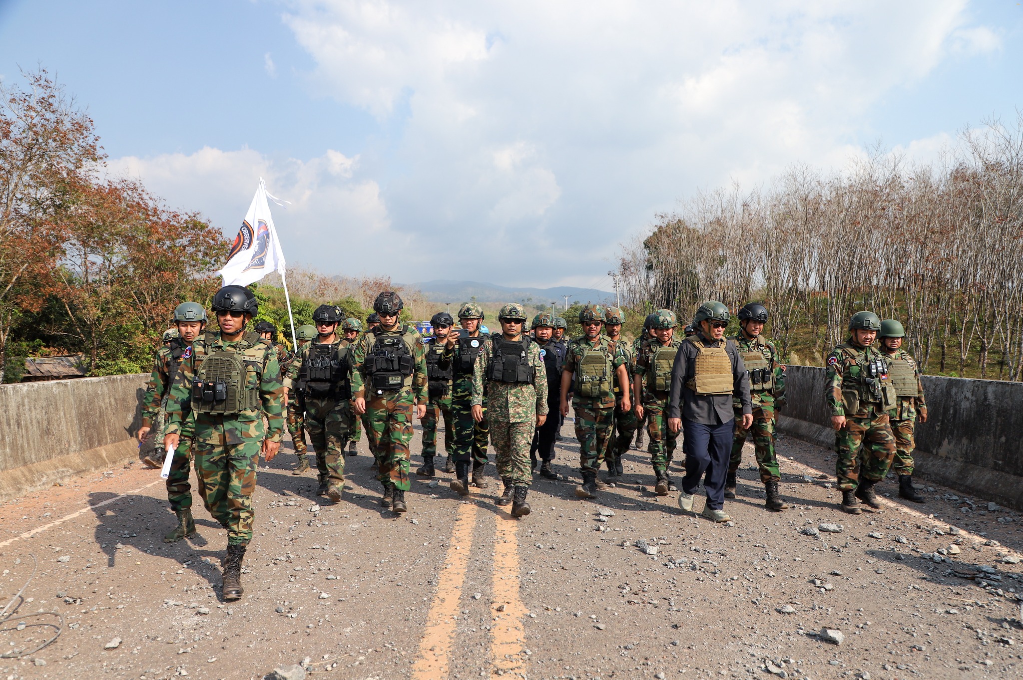 The Phnom Penh Post | AOT inspect infrastructure damage caused by Thai ...